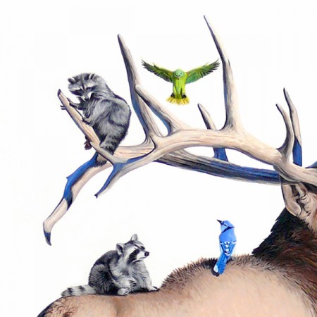 Charity / Releases: Josh Keyes “Evacuation” Print « Arrested Motion