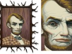 Releases: Mark Ryden – “Wood Lincoln” Serigraph « Arrested Motion