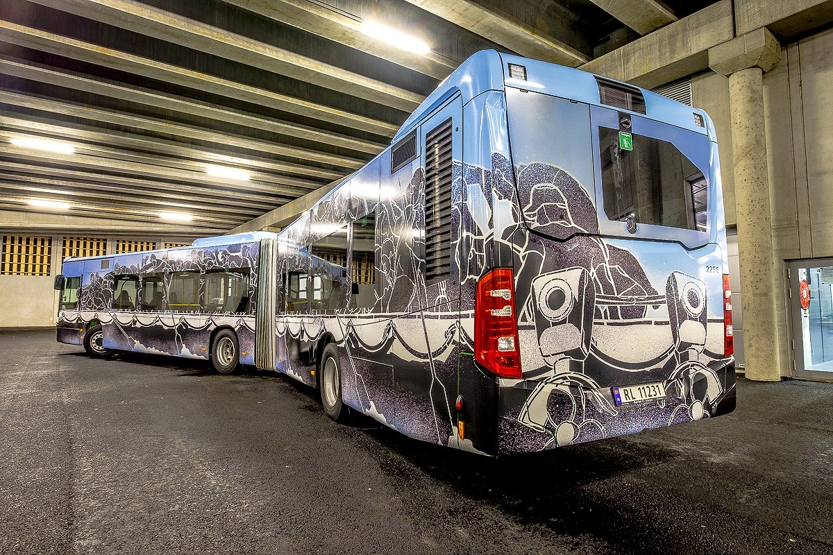 Nuart Street Art Buses (M-City) « Arrested Motion