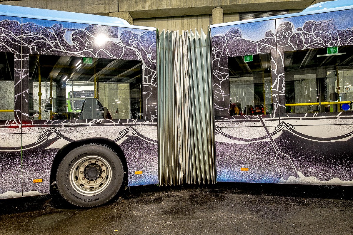 Nuart Street Art Buses (M-City) « Arrested Motion