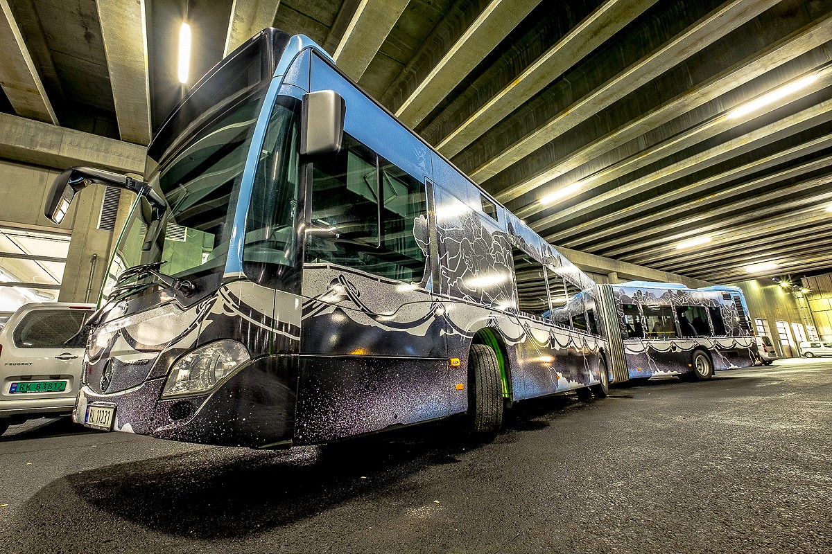 Nuart Street Art Buses (M-City) « Arrested Motion