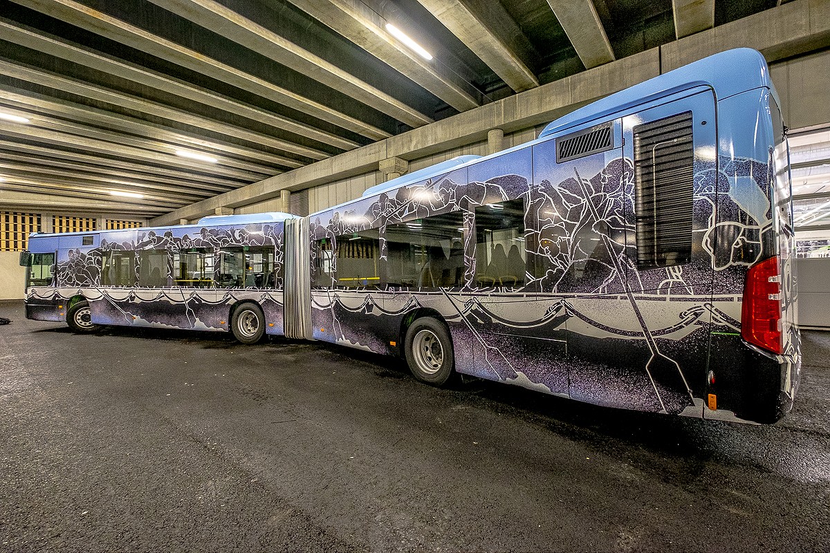 Nuart Street Art Buses (M-City) « Arrested Motion